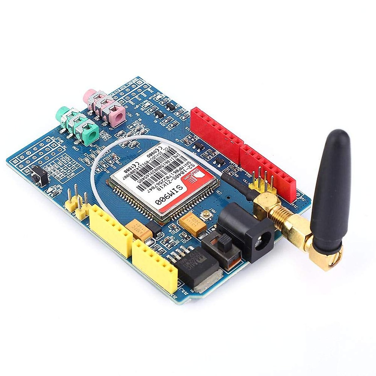 Module,Development Board Module Kit,5~26V SIM Development Module,Fit for SIM900 850/900/1800/1900 MHz GPRS/GSM,Quad-Band 850/900/ 1800/1900 MHz - Would Work on GSM Networks