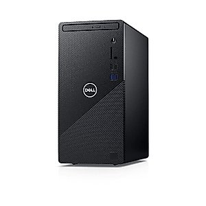 Dell Inspiron 3880 MT Mini Tower Desktop | Core i3-10100 - 1TB HDD Hard Drive - 4GB RAM | 4 cores @ 4.3 GHz Win 10 Home Black