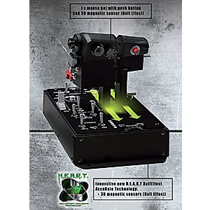 Thrustmaster HOTAS Warthog Dual Throttles for Flight Simulation, Official Replica of the U.S Air Force A-10C Aircraft (Compatible with PC)