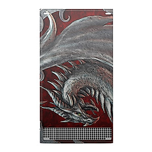 Head Case Designs Officially Licensed Christos Karapanos Talisman Silver Art Mix Vinyl Sticker Gaming Skin Case Cover Compatible with Xbox Series S Console