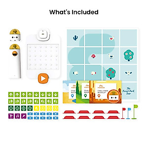 Matatalab Pro Set Coding Robot for Kids Ages 4+, STEM Educational Toy for Kids, Entry-Level Programming DIY Mechanical Building Blocks Robot, Learn to Code with Game