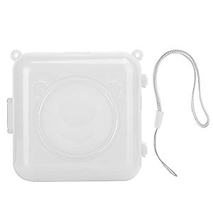 Zopsc Durable Protective Shell Snapingon Design Pocket Printer Protective Case with Sling Lightweight Portable and Practical(Transparent Color)