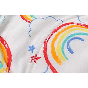 Skhls Baby Toddler Thick Absorbent Potty Training Pants Underwear (3T, 6pcs Girls')