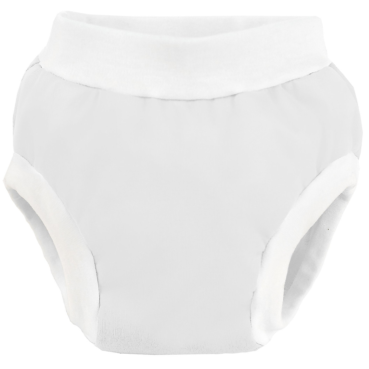 Kushies Baby PUL Training Pant, White, Small