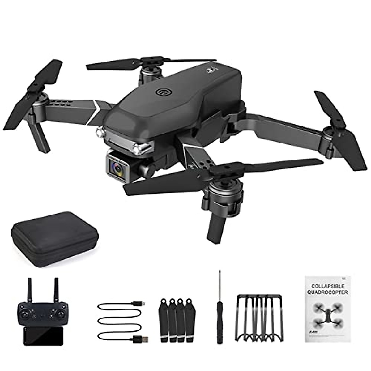 Dual 1080P HD Camera Drone - Exciting RC Toy Gift for Kids, Boys & Girls - Altitude Hold, Headless Mode, One-Key Start & Ad-justable Speeds for Thrilling Aerial Adventures