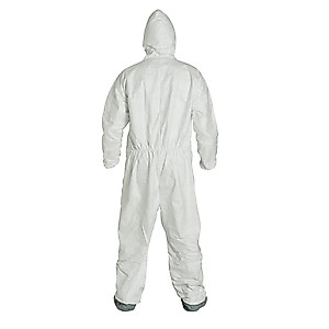 DuPont TY122SWHMD0006G1 Tyvek Hooded Coveralls, 2XL Size, Pack of 25