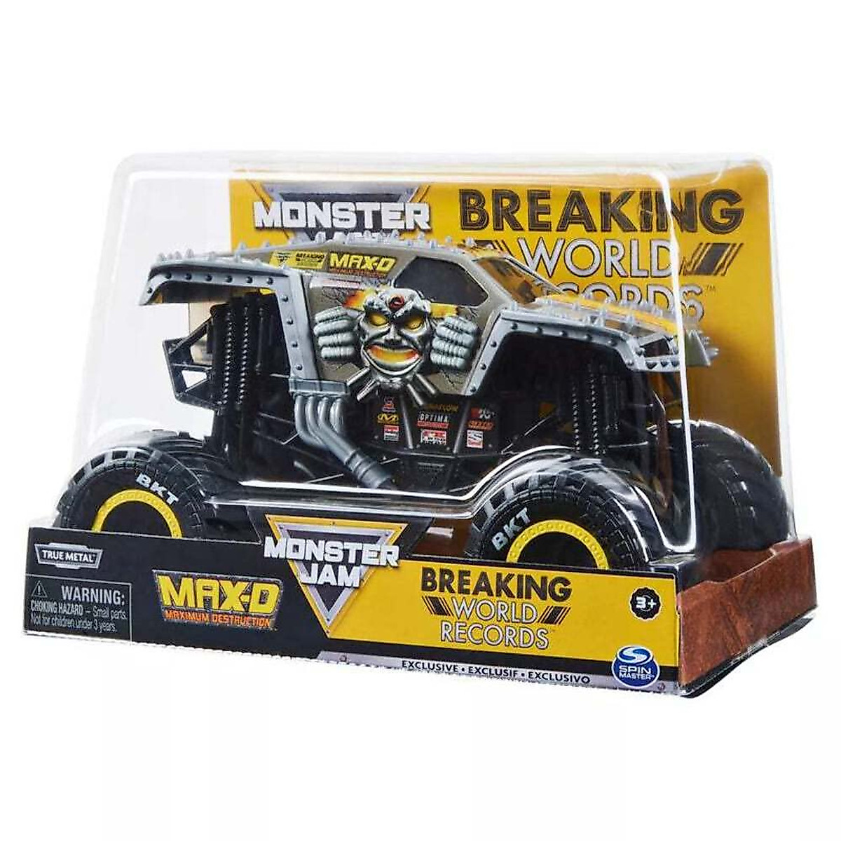 Monster Jam 2021 Target Exclusive Breaking World Records Series 1:24 Scale Diecast Max-D