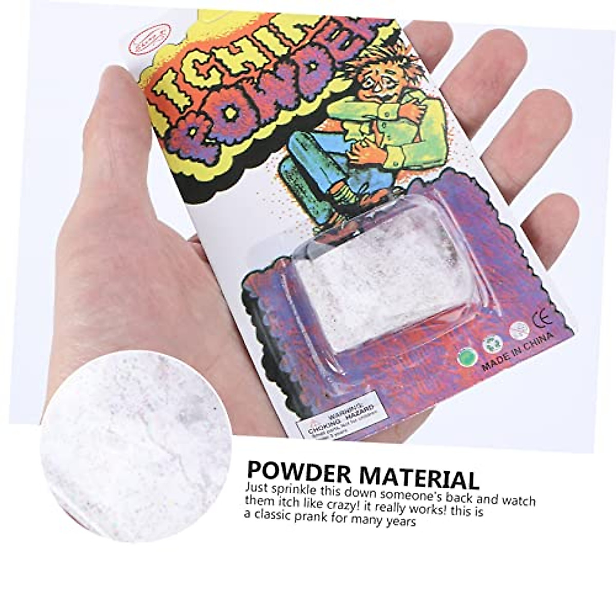 ibasenice 50 pcs Toxic Tricks Toy Funny Annoyatron Gifts April Ass- Fools Stuffers Medium Christmas Safe Ages Gag Kids Favors Fools' Birthday Powders Practical Prank Surprise Play