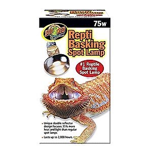 Zoo Med Repti Basking Spot Lamp Replacement Bulb 75 Watts - Pack of 3