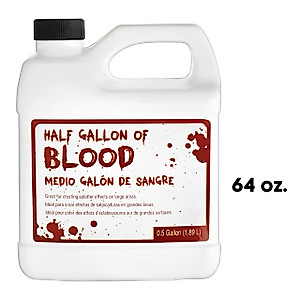 Amscan Fake Blood Party Prop - 64 Oz. (1 Count) - Easy-to-Use, Non-Toxic & Authentic-Looking for Costume Parties and Haunted Houses