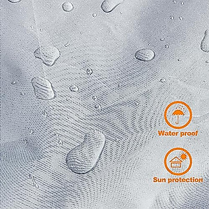 TUKAILAI 10x10ft Pop Up Gazebo, Water-Resistant UV Block Sun Shade Shelter with 4 Sidewalls 1 Door & 3 Windows, Outdoor Instant Canopy Tent for Garden Patio Camping Party Event (Cream)