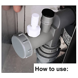 Qrity 2 Pack Kitchen Sink Waste Pipe Blanking Cap Female Thread 45mm Pipe Cap for Sealing Joints & Pipes End