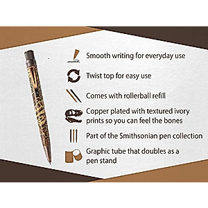 Retro 1951 Smithsonian Collection Dino Fossil Rollerball Pen (SRR-1819)