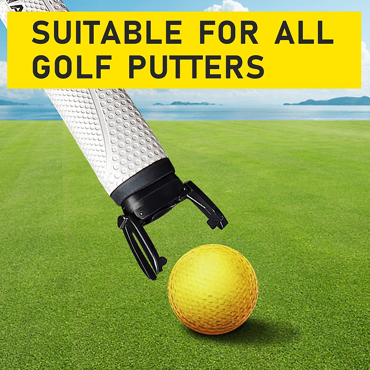 Shu-Ran 6 Pcs Golf Ball Retriever Golf Ball Picker Upper for Putter Golf Ball Retriever for Putter