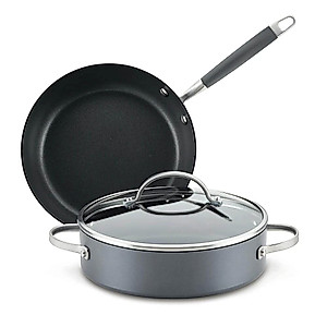 Anolon Advanced Hard-Anodized Nonstick 3-Piece Cookware Set. Moonstone