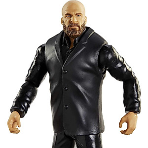 WWE Triple H Action Figure, Posable 6-in Collectible for Ages 6 Years Old and Up