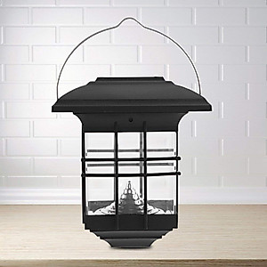 Landscape LED Light, Solar Power Hanging Cylinder Lanterns LED Landscape Path Outdoor Decorative Chandelier Light Waterproof Warm White LED Light for Home Garden Path Courtyard