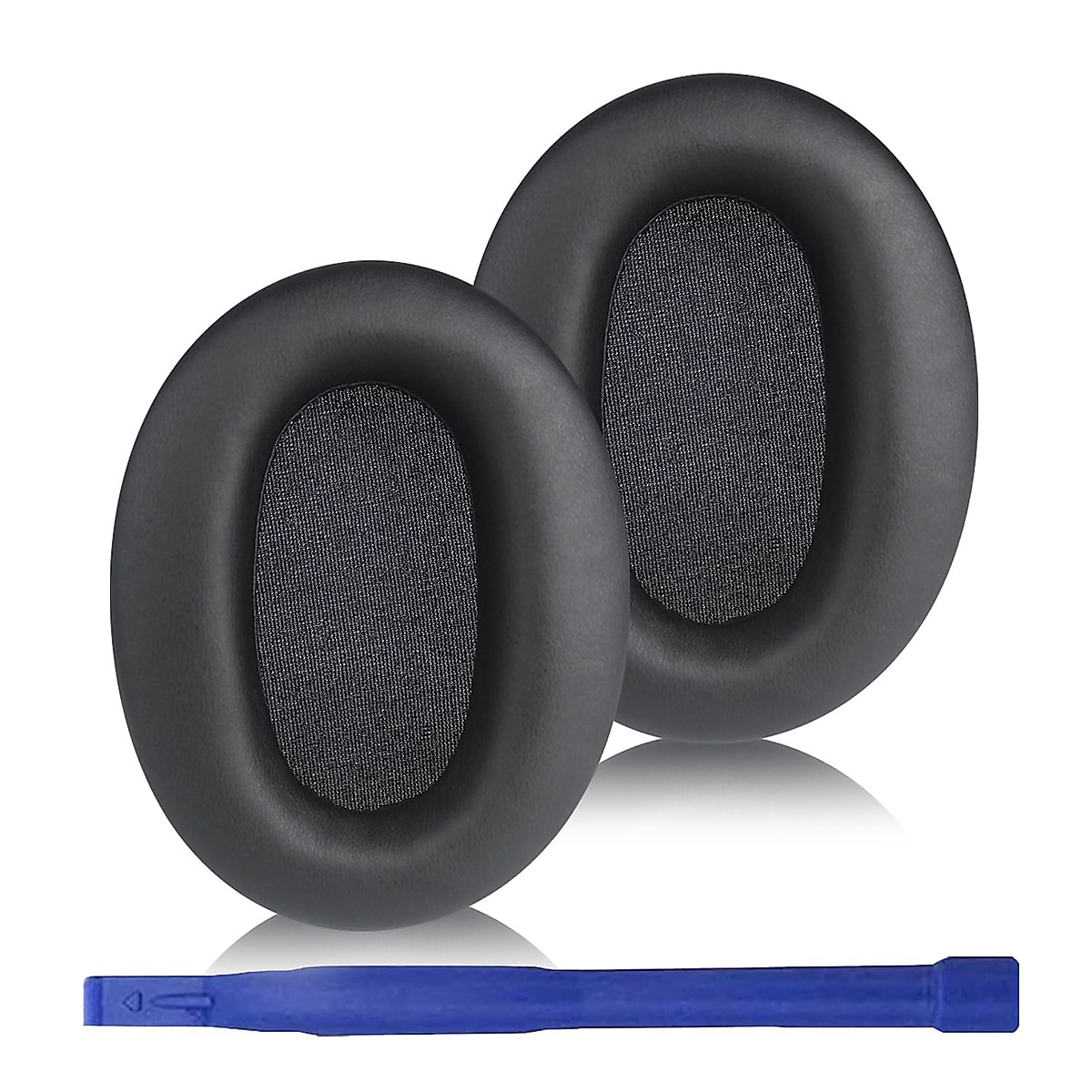 WH-CH710N Replacement Earpads Ear Cushions,Ear Pads for Sony WH-CH700N, WH-CH710N, WH-CH720N Headphones, Ear Cushions with Soft Protein Leather, Ear Comfort Memory Foam (Black)