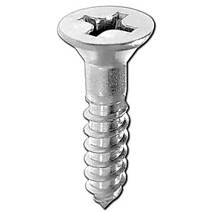 Wood Screws Stainless Steel Screws Flat Head Screw Set Woodworking Clamps Pocket Hole Screws Deck Screws Wood Door Small Screws Cabinet Screws #6 x 1-1/2" (25 Pcs) Super-Deals-Shop