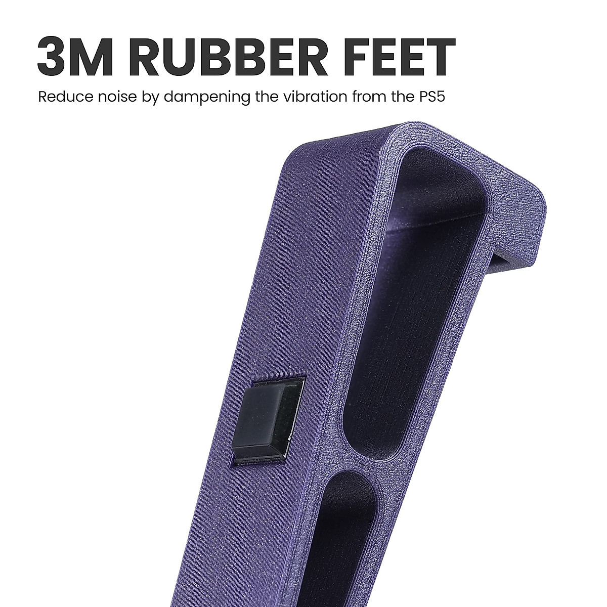 Glistco Skates - Horizontal Stand compatible with PS5 - Digital Edition (Galaxy Purple)