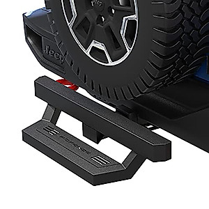 POFENZE Hitch Step fit for Vehicles with 2" Towing Receiver, Protect Rear Bumper Bar