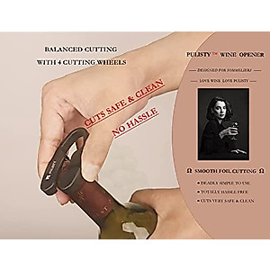 Pulisty Bunny Wine Bottle Opener Set With Stand (Silver or Gold),3 options+Bundles, Screwpull Wine Opener Set, Corkscrews for Wine Bottles, Wine Corkscrew Wine Opener, Easy Wine Opener Manual