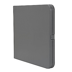 COSCO 6 ft. Fold-in-Half Banquet Table w/Handle, Gray