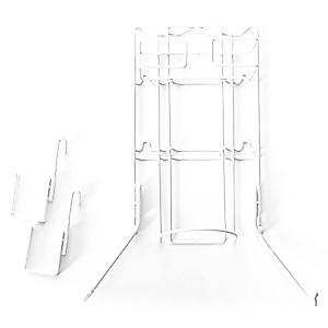 Deahun Mainstays White Over-The-Door Iron & Ironing Board Holder