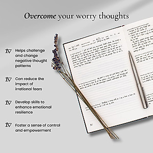 Worry for Nothing: A Discreet, Guided Anxiety Journal | Journal with Prompt to Calm Anxiety & Improve Mental Health | Promotes Stress Relief & Self Care