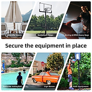 LaSyL Base Weighted Gel (25/50 Ounces) - Sand & Sandbag Replacement for Anchoring Portable Basketball Hoops, Outdoor Umbrellas and Volleyball Nets - More Effective Than Water Alone