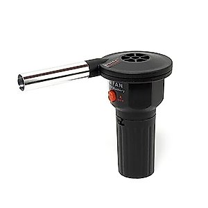 LONGSHENGDA Electric Blower Fan Grill Accessories Hair Dryer Fire Tools Aluminum Alloy Kitchen Tool for Picnic Camping Cooking