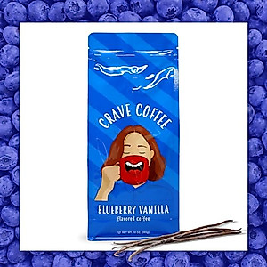 Crave Beverages Ground Coffee Bags Assorted Flavored Variety Pack, 10 Oz, Pack of 6