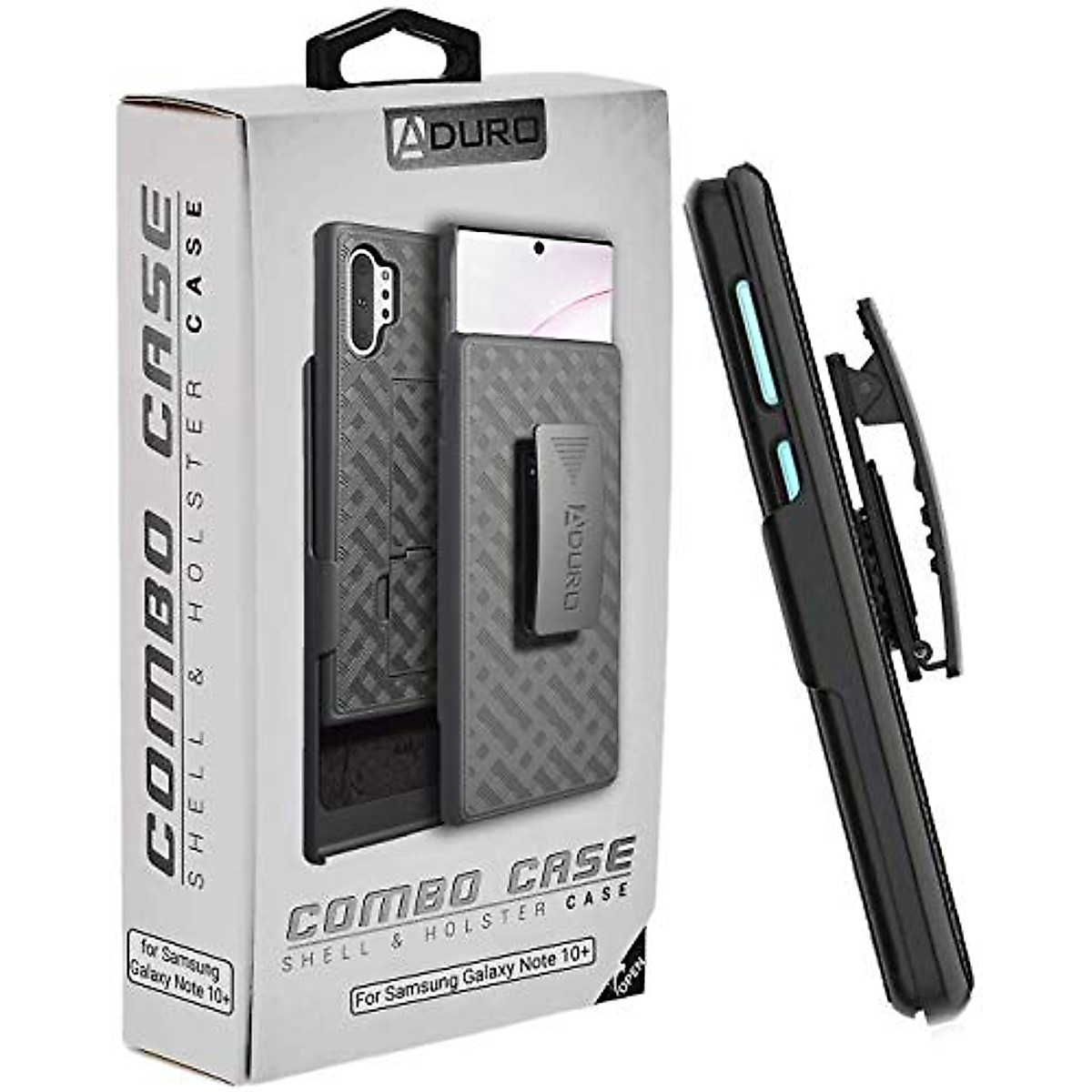 Aduro Cell Phone Holsters for Samsung Galaxy Note 10 Plus Case Protector Includes Belt-Clip & Built-in Kickstand