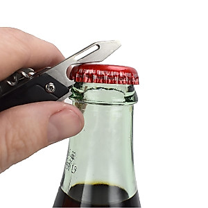 AceCamp 11-in-1 Compact Multi-Tool Pocket Knife, Blade, Saw, Scissors, Corkscrew, Nail File, Screwdrivers, Small Pick, Thread Loop, Bottle and Can Opener