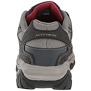 Skechers mens Afterburn Memory Foam Lace-up fashion sneakers, Navy, 10.5 X-Wide US