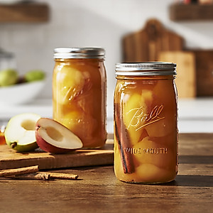 Ball Wide Mouth 32oz Canning Jars, 12 Pack, Clear