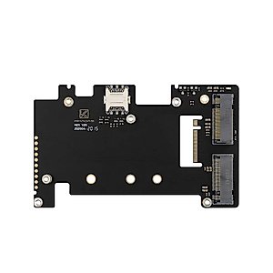 Khadas New M2X Extension Board is an Ultra-Thin Version of The Original M2X Board.It has M.2 Slots for Adding a 4G LTE Module and NVMe SSD to VIM3/VIM3L. A Nano-SIM Card Slot is Built Into The Board