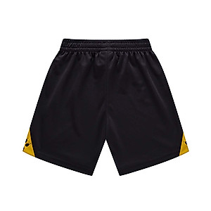 KELME Kids Team Soccer Jersey and Shorts, Boys Shirts Soccer Uniform Kit, Girls Indoor Turf Sport Outfit Gold,Kid Size 8