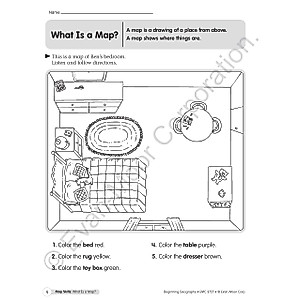 Beginning Geography Workbook, Homeschooling and Classroom Resource Workbook (Beginning Geography (Evan-Moor))