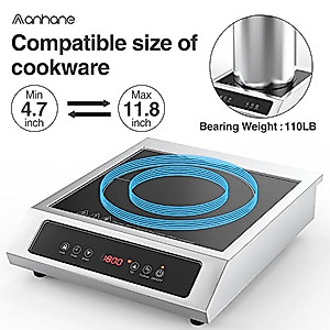 Portable Induction Cooktop, Countertop Burner Induction Hot Plate Electric for Cooking 1800W *2