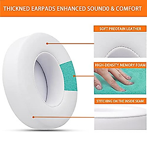 GVOEARS Replacement Ear Pads for Beats Studio 3, Ear Cushions for Beats Studio 2&Studio 3 Wired & Wireless Not Fit Beats Solo On-Ear Headphone with Stronger 3M Adhesive Tape Thicker Memory Foam