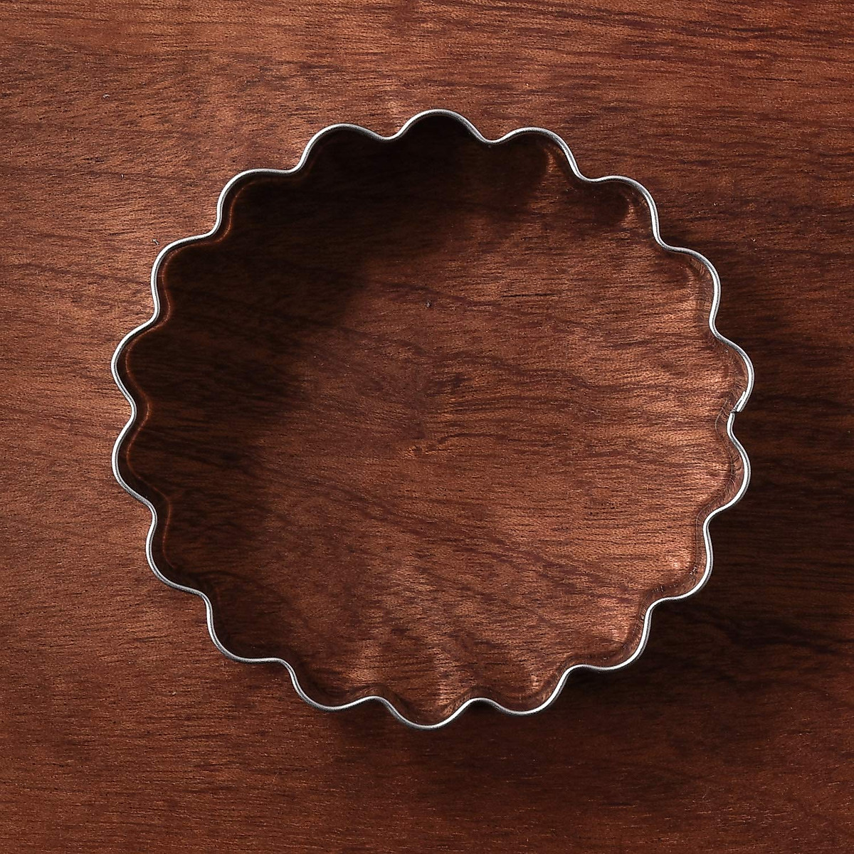 LILIAO Fluted Round/Circle Cookie and Biscuit Cutter - 3.3 inches - Stainless Steel