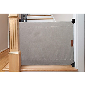 The Stair Barrier Baby and Pet Gate: Banister to Wall Baby Gate - Safety Gates for Kids or Dogs - Fabric Baby Gate for Stairs with Banisters- 36" - 43" Wide, 32" Height - Made in The USA, New 2029