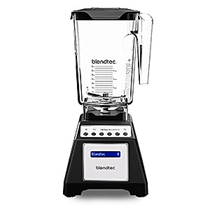 Blendtec Total Classic Original Blender - WildSide+ Jar (90 oz) - Professional-Grade Power - 6 Pre-programmed Cycles - 10-speeds - Black