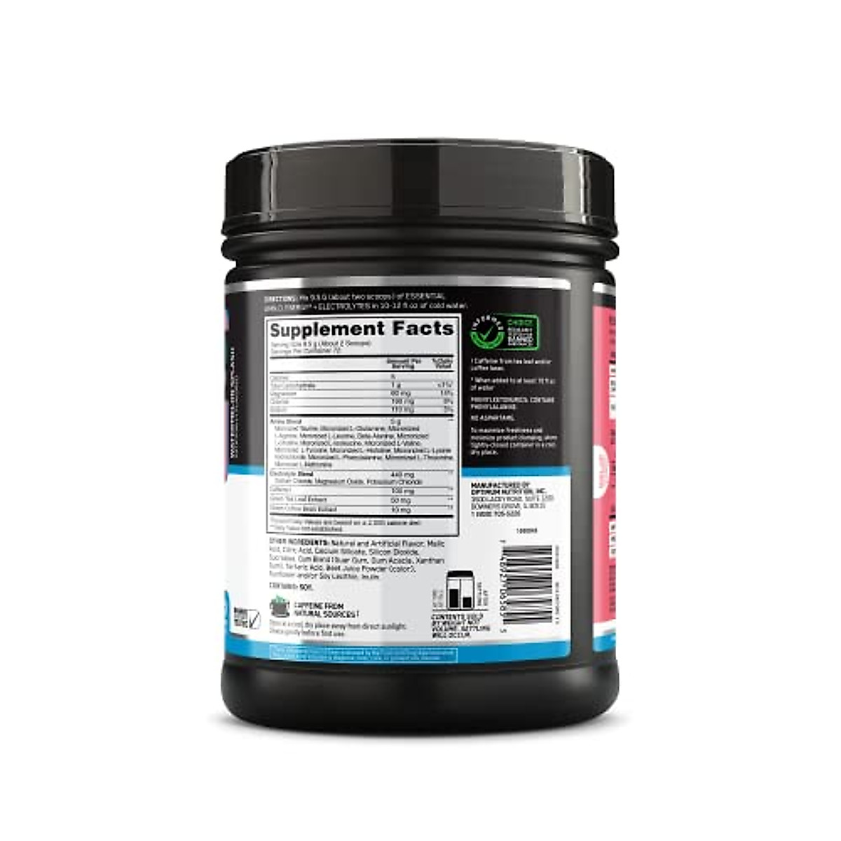 Optimum Nutrition WATERMELON SPLASH AMINO ENERGY ELECTROLYTES Powder 1.51 LB 72 SERVINGS