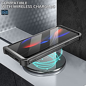 Dexnor for Samsung Galaxy S9+ Plus Case, [Built in Screen Protector and Kickstand] Heavy Duty Military Grade Protection Shockproof Protective Cover for Samsung Galaxy S9 Plus Black