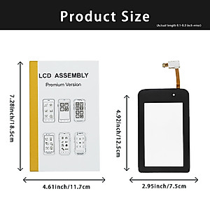 MC9300 Touch Screen Digitizer Replacement for Zebra MC9300 MC930B-G Handheld Barcode Scanner Mobile Computer,HD Sensitive