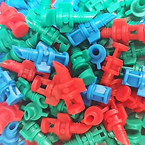 150 PCS Micro Atomizing Garden Sprinkler Sprayer,Garden Lawn Water Spray Misting Nozzle for Plants Irrigation System(90/180/360 Degree)