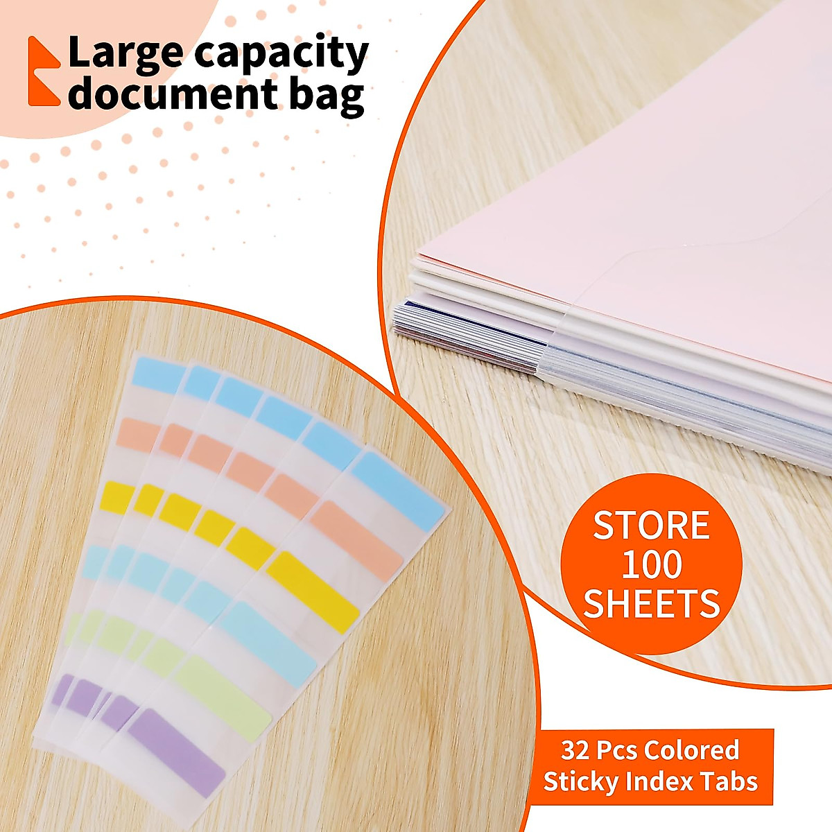 WRAPXPERT Scrapbook Paper Storage for Holding Scrapbook Paper Cardstock Vinyl Paper Paper File and Photo,12 x12 inch 24 Pieces