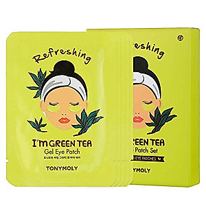TONYMOLY I'm Eye Patch Set, Green Tea, 5 Count